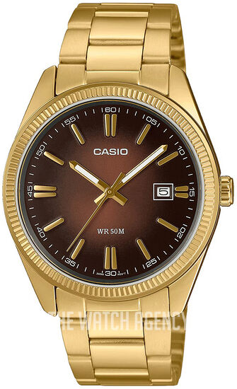 MTP-1302PGC-5AVEF Casio Casio Collection | TheWatchAgency.com